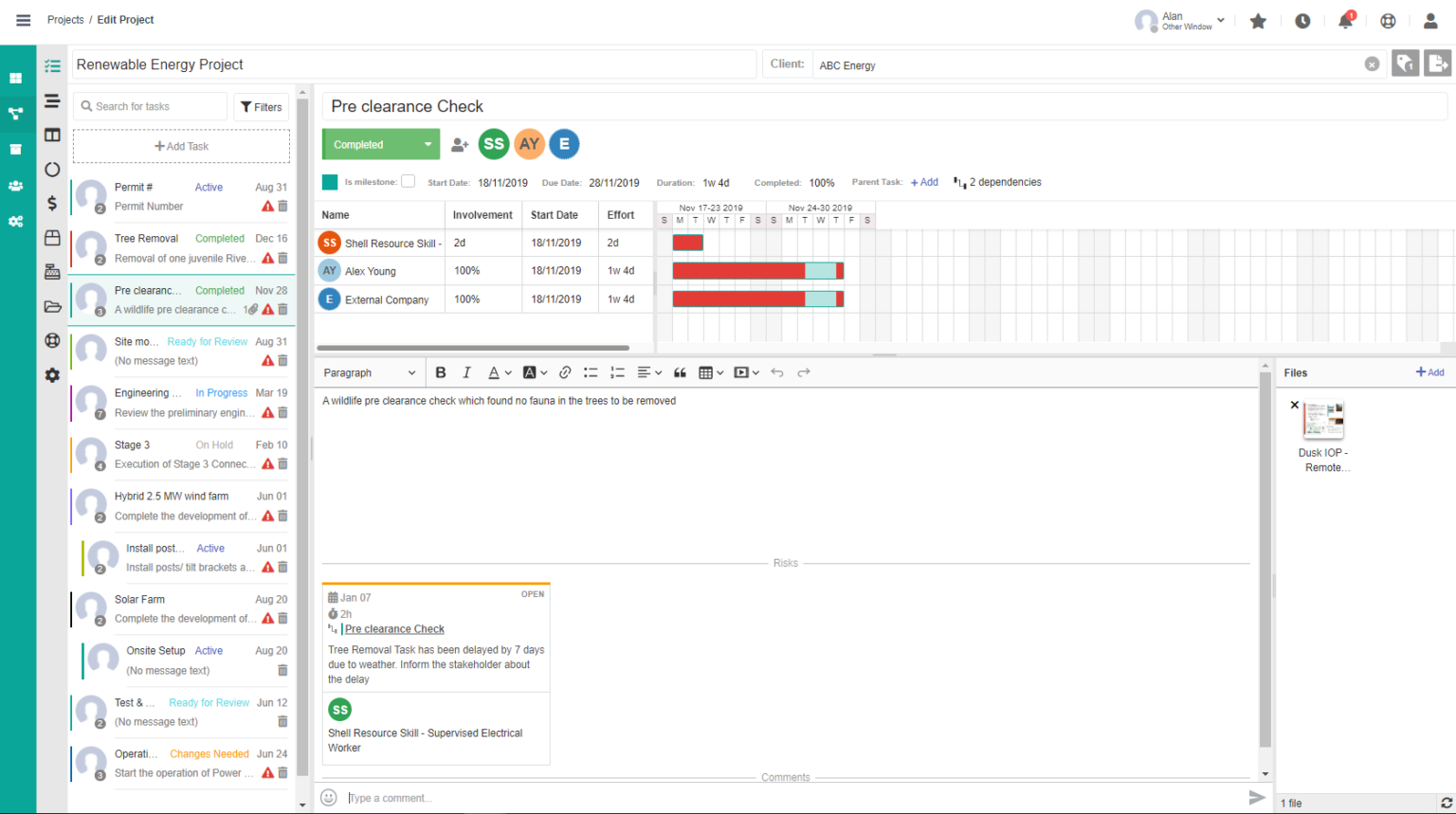 Dusk IOP: Next Generation Field Service Management | Jobs & Projects